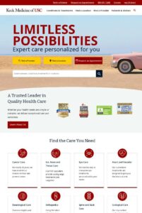 Keck Medicine of USC - WordPress Examples