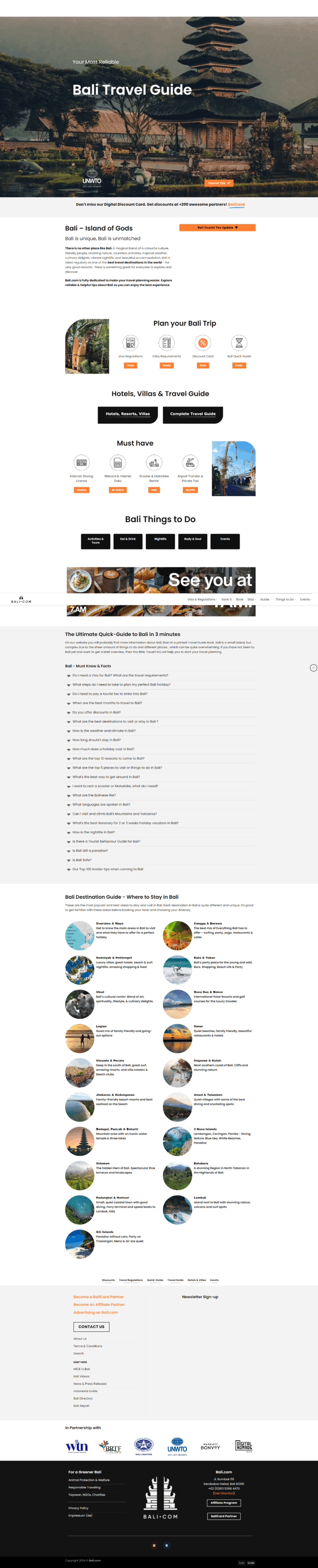 Bali.com - WordPress Examples
