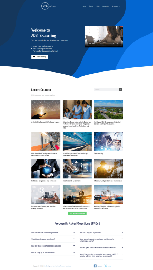 ADBI E-Learning - WordPress Examples